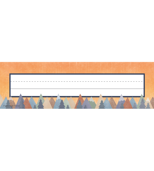 Moving Mountains Name Plates