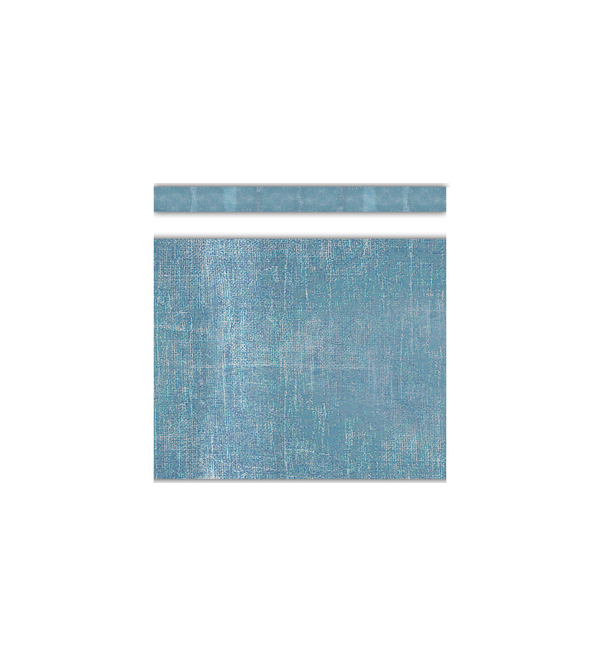 Moving Mountains Blue Straight Border